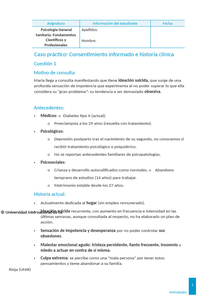 Trabajo Máster PSISA | PDF | Desorden obsesivo compulsivo | Terapia de ...