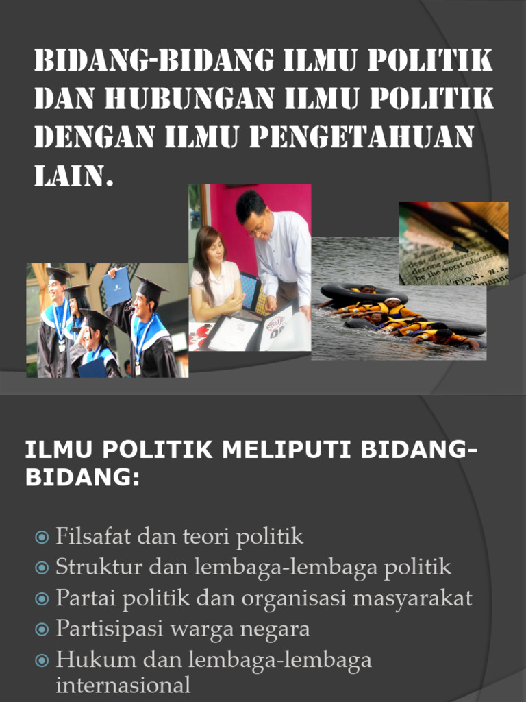 Bidang Ilmu Politik dan Hubungannya | PDF