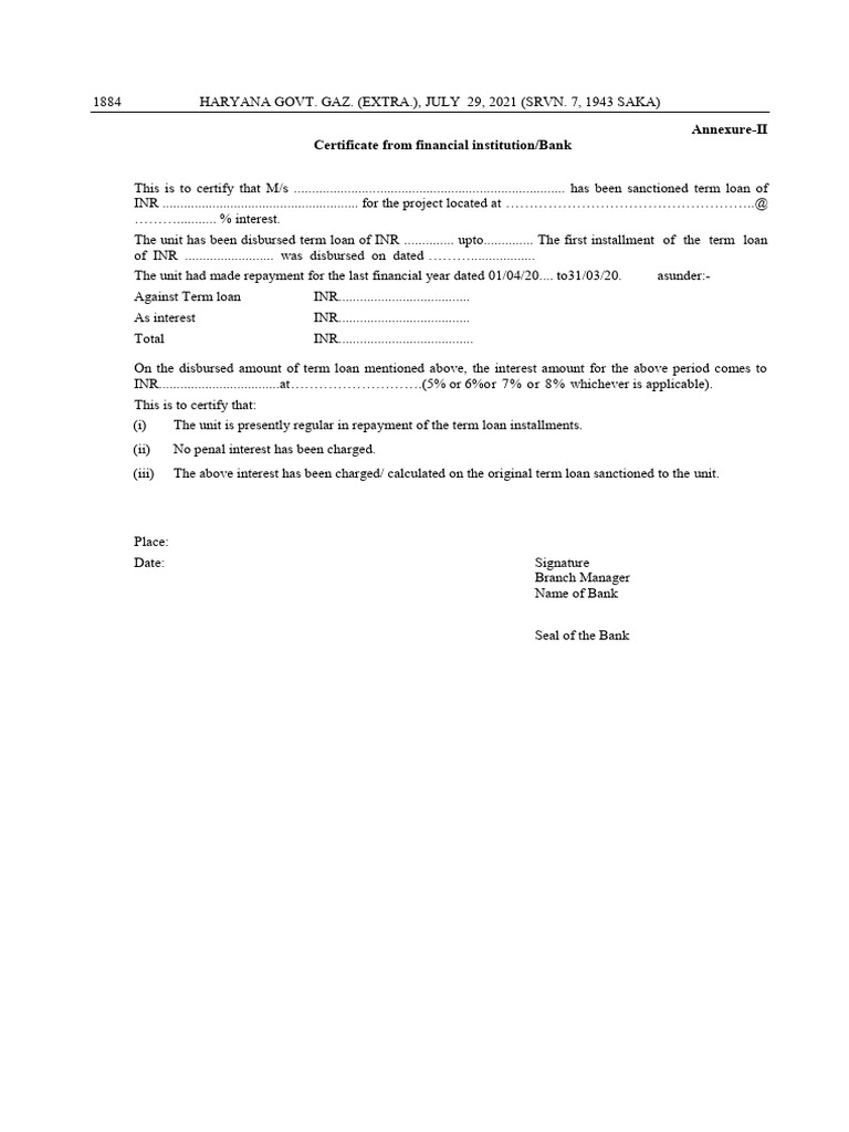 Bank Format - Plant Subsidy | PDF