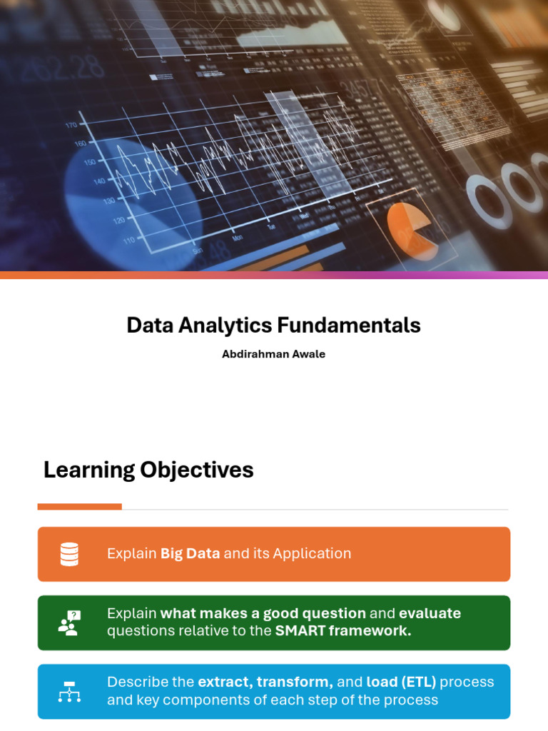 Data Analytics Fundementals | PDF | Analytics | Big Data
