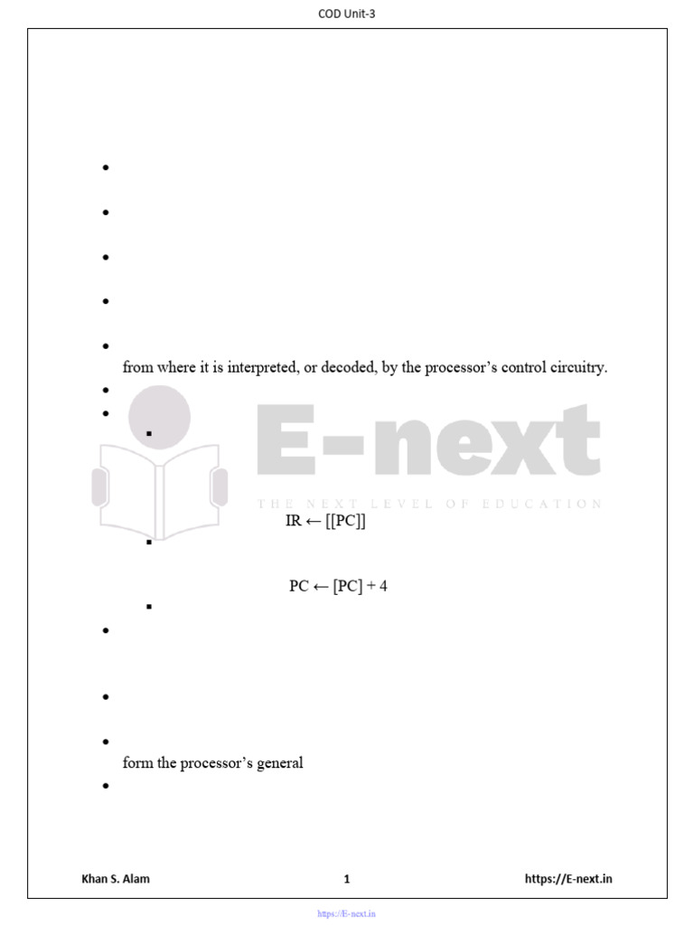 COD Unit-3 (CH 4,5) (E-Next - In) | PDF | Input/Output | Central Processing Unit