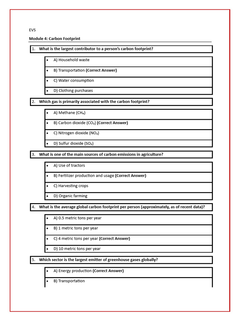 Evs Module 4 and Module 5 | PDF | Climate Change | Groundwater