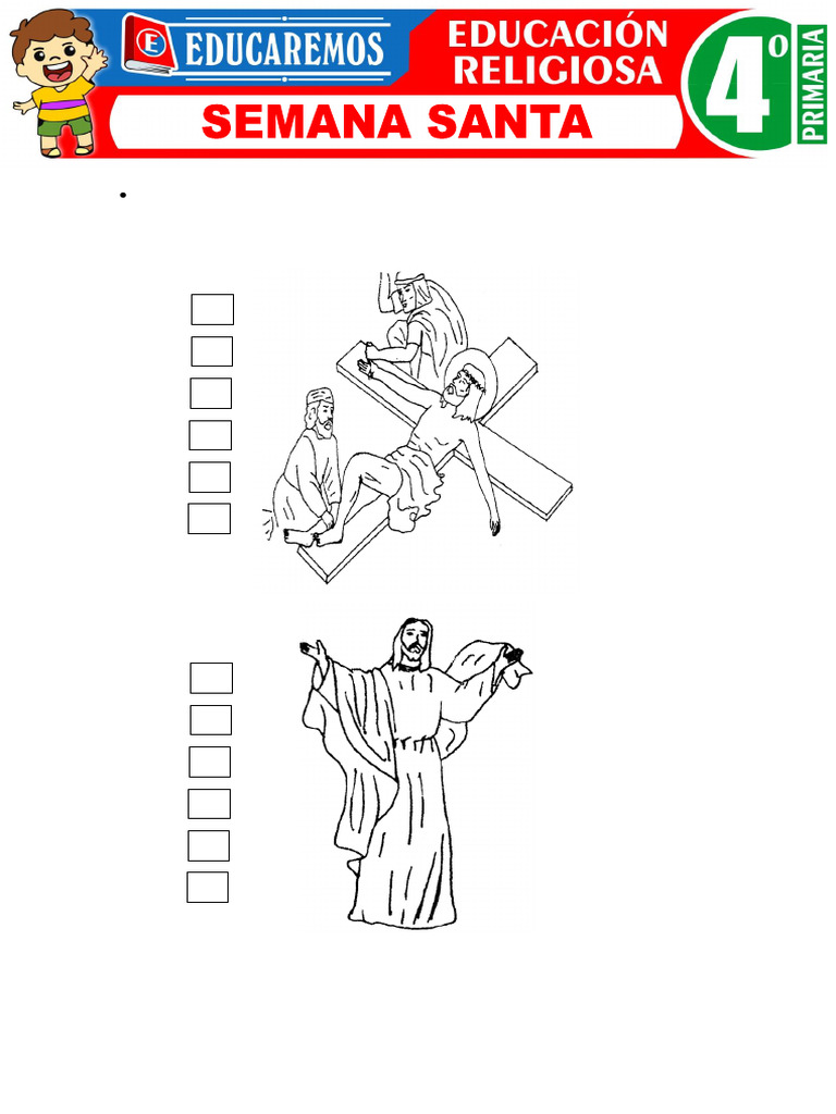 Actividades de Pascua para Niños Cristianos | PDF | Pascua de ...
