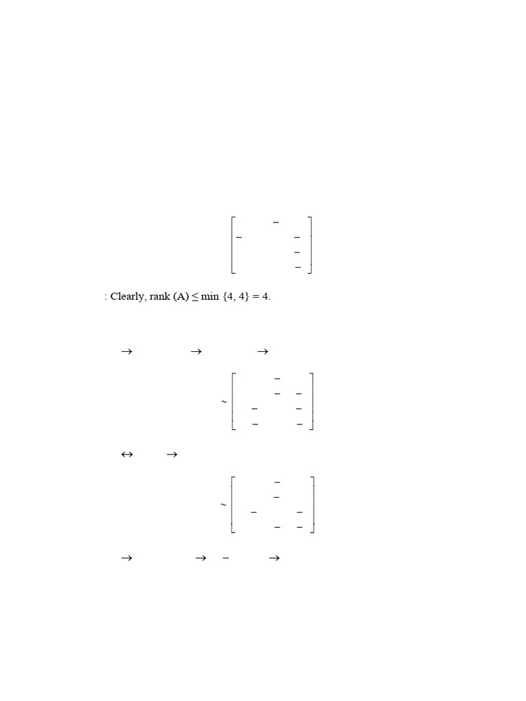 Matrix Rank and Equation Consistency | PDF | Abstract Algebra ...