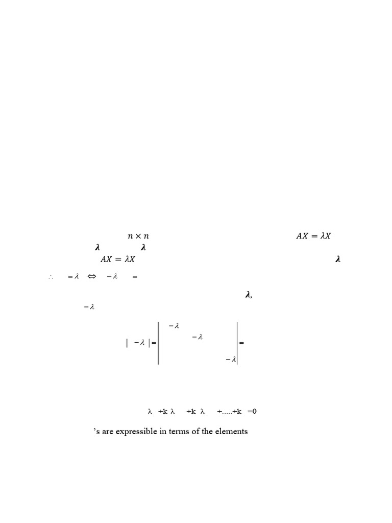 2.7 Eigenvalues and Eigenvectors | PDF | Eigenvalues And Eigenvectors ...