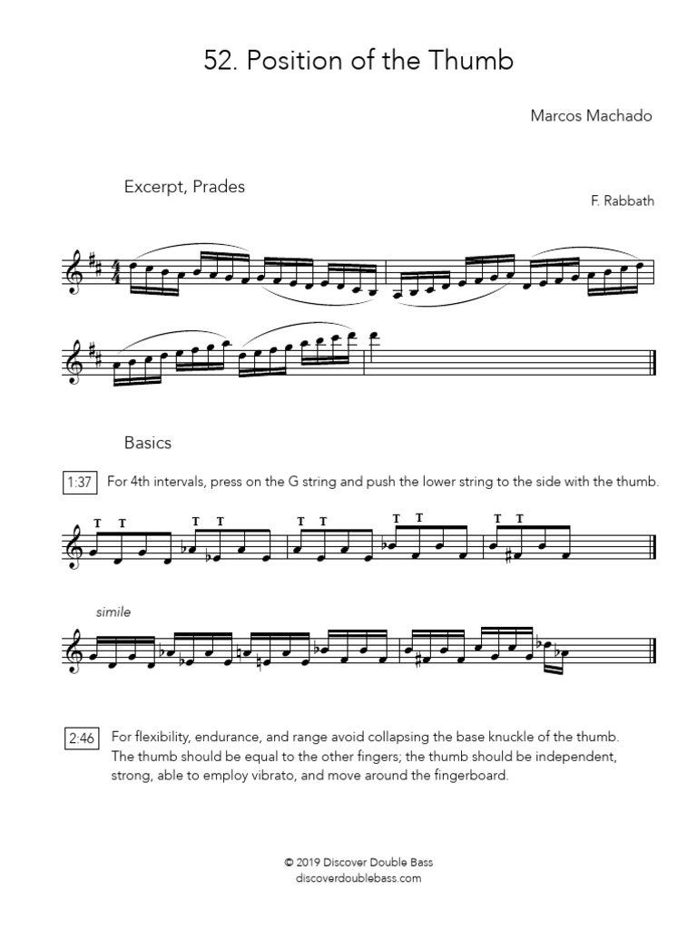 Position of The Thumb | PDF