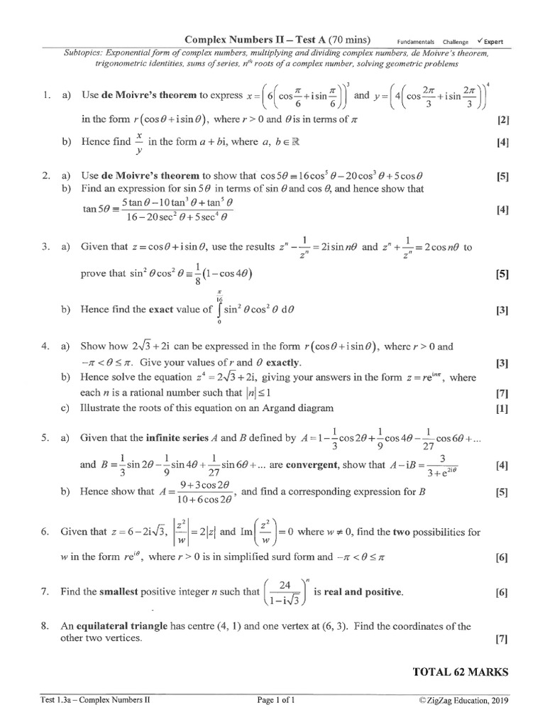 3 Expert Tests Set A Cp2 | PDF