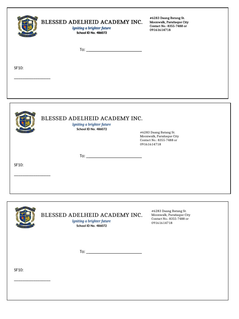 Envelope | PDF
