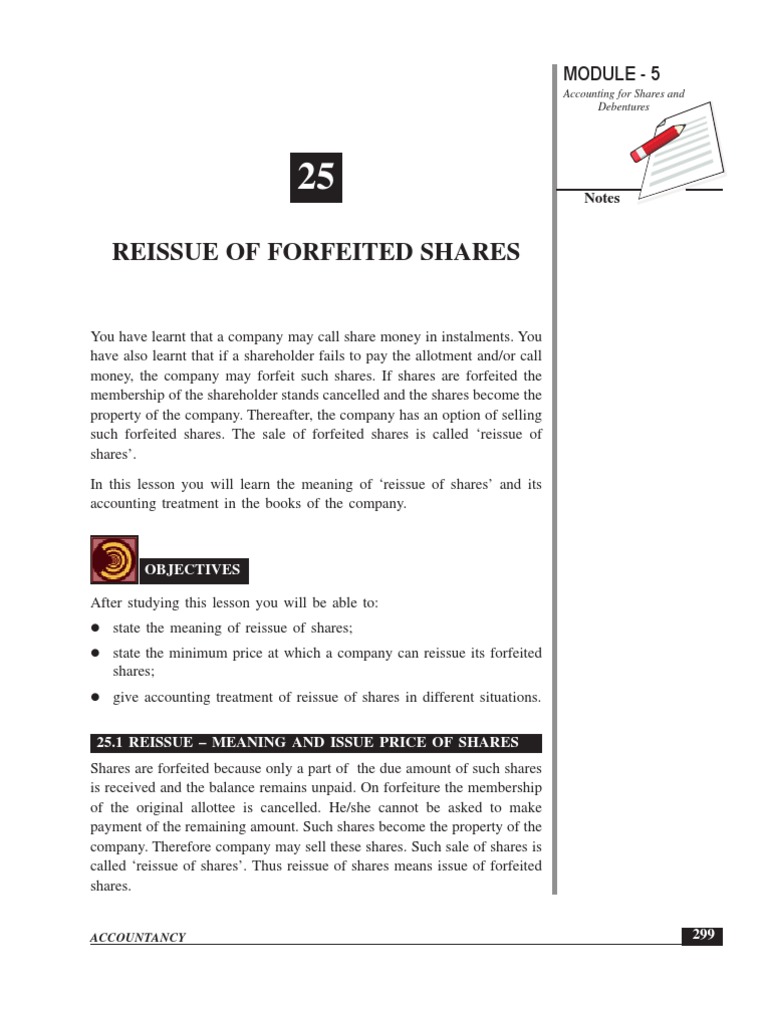 Reissue of Shares | Download Free PDF | Stocks | Debits And Credits