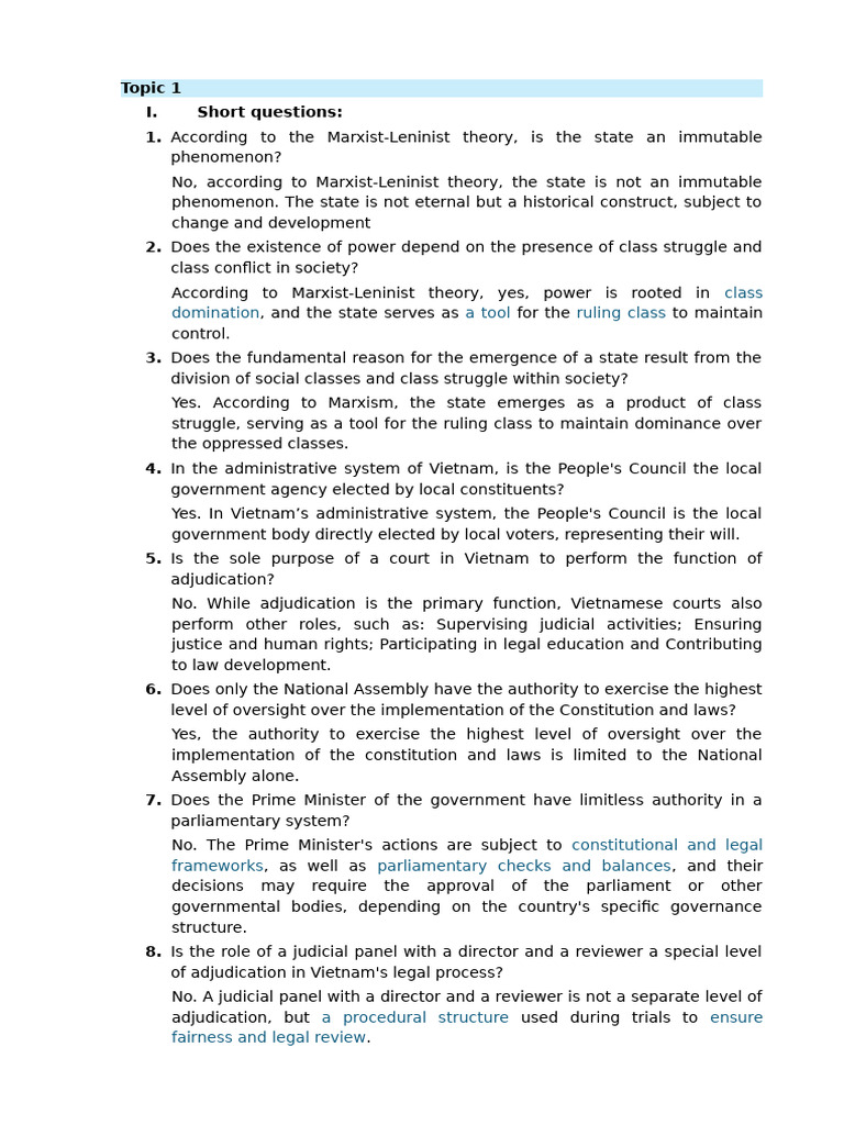 Introduction To Law Exercises | PDF | Security Interest | Legal Guardian