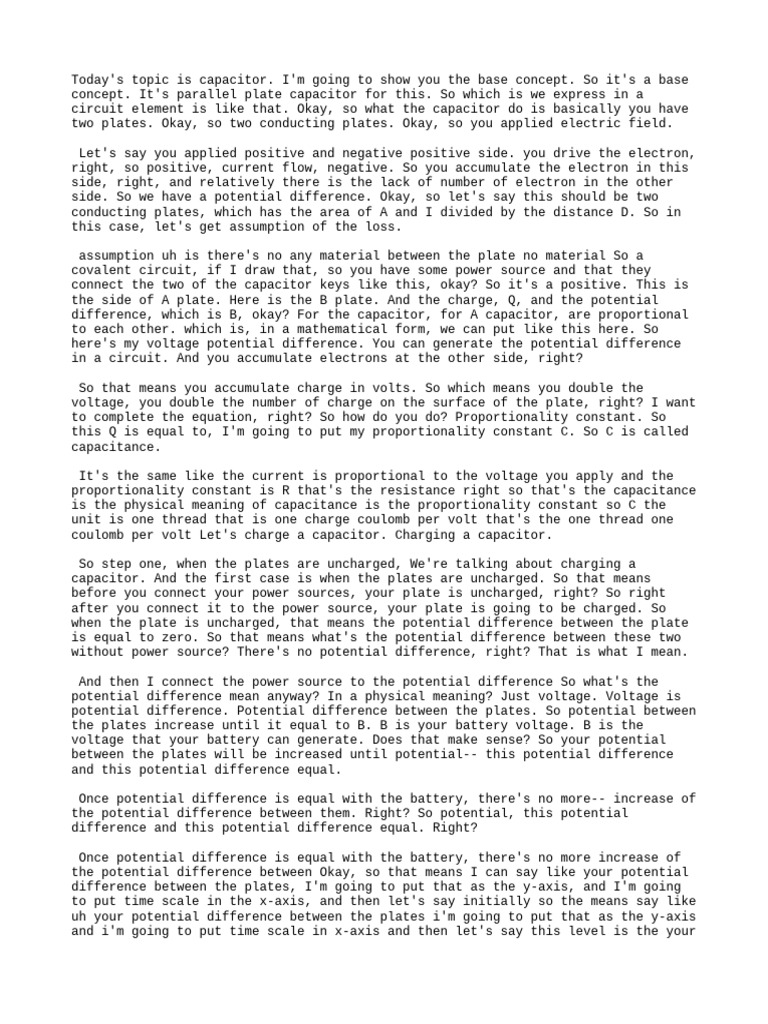 Microsystem Engineering Script - Capacitor, GAA, Transistor | PDF ...