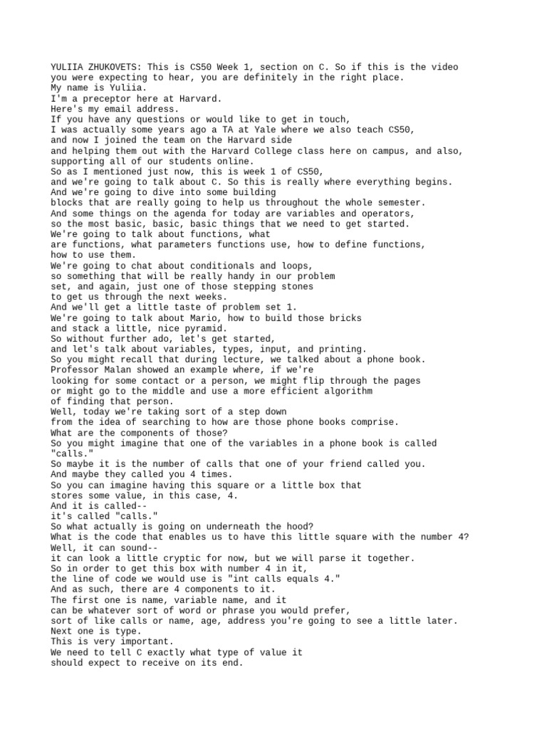 2024 Fall Section1-720p-En | PDF | Control Flow | Integer (Computer Science)