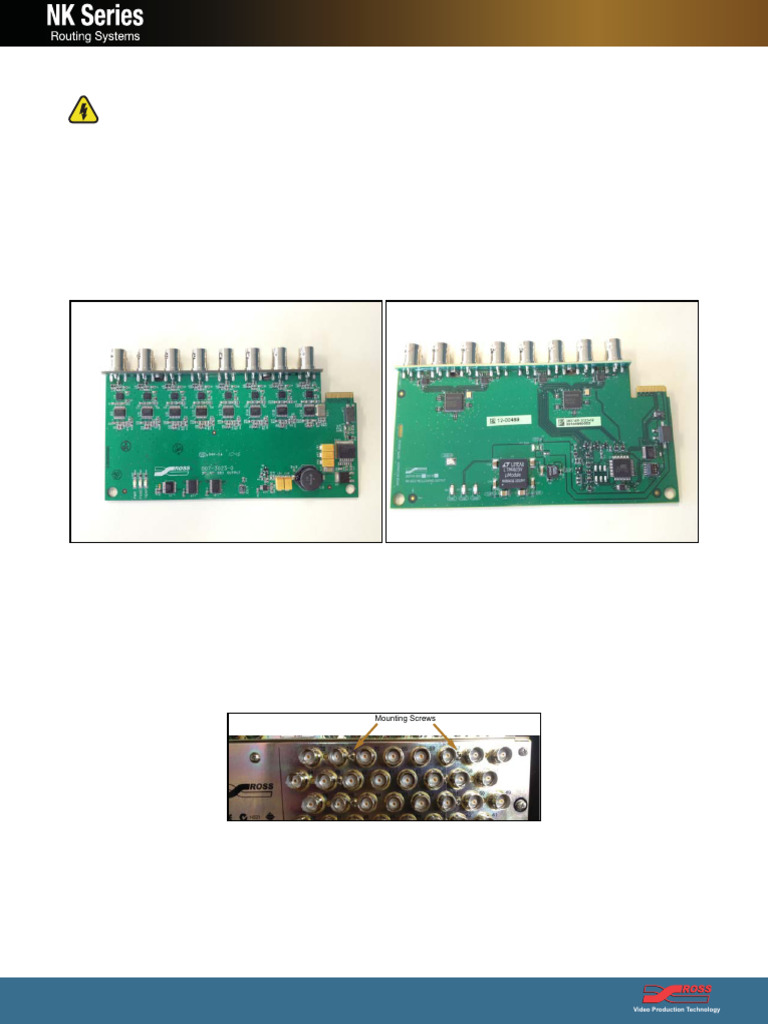 NK-3G72 Output Card Replacement Guide | PDF | Electrical Engineering ...