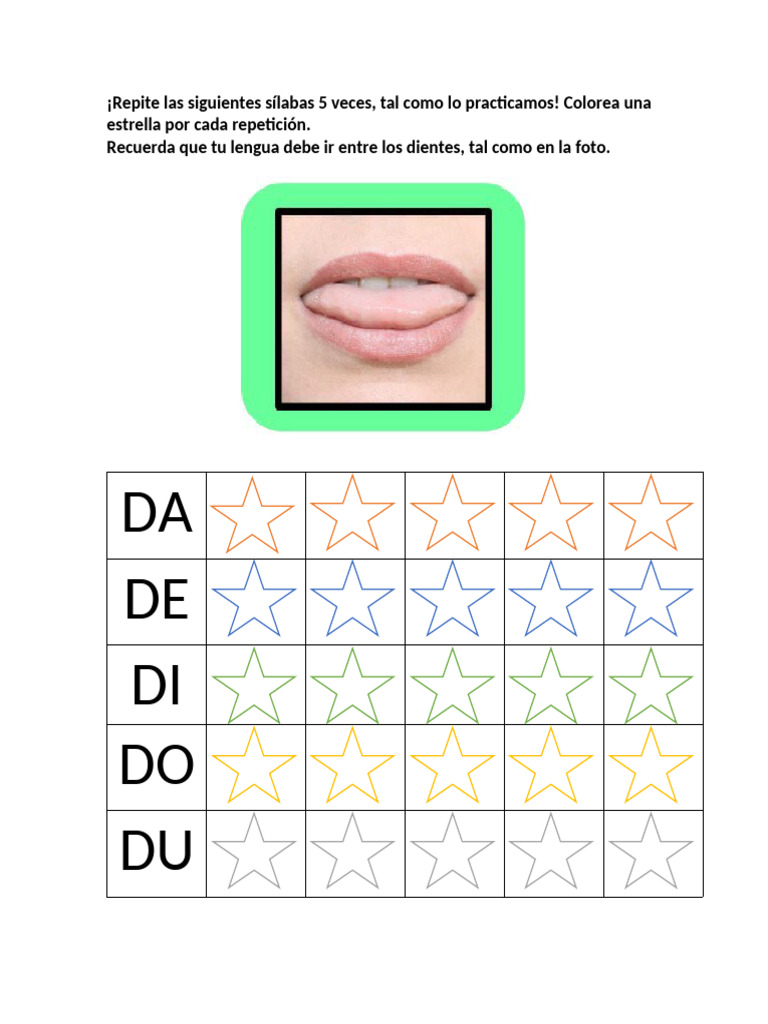 Fonema D Silaba | PDF