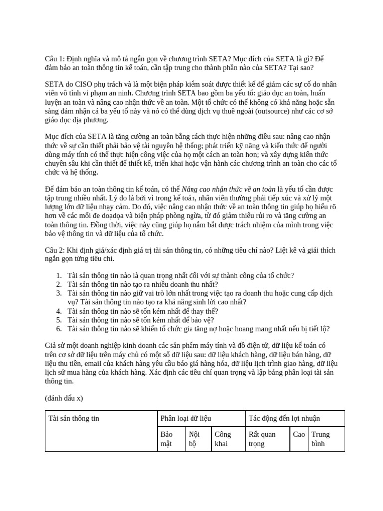 Tự-luận-KTHP ATTTKT | PDF