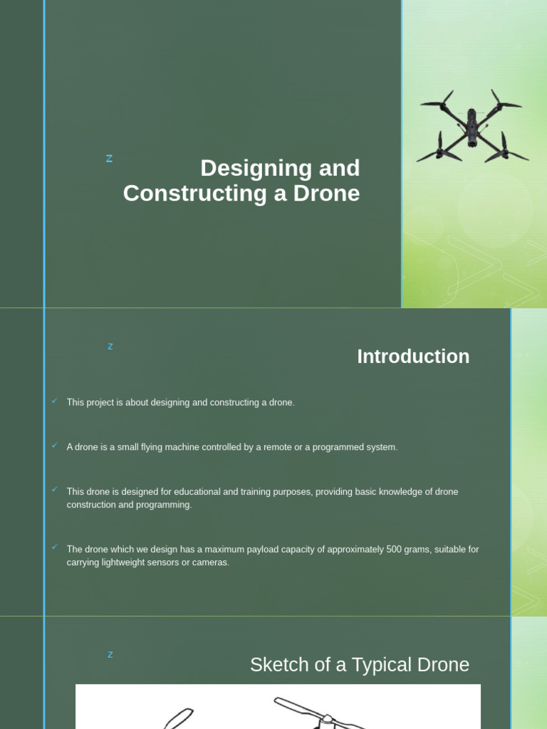 Designing and Constructing A Drone | PDF | Unmanned Aerial Vehicle ...
