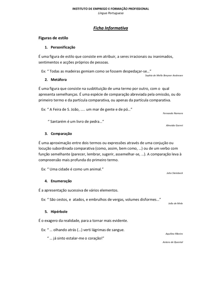 Figuras de Estilo | PDF