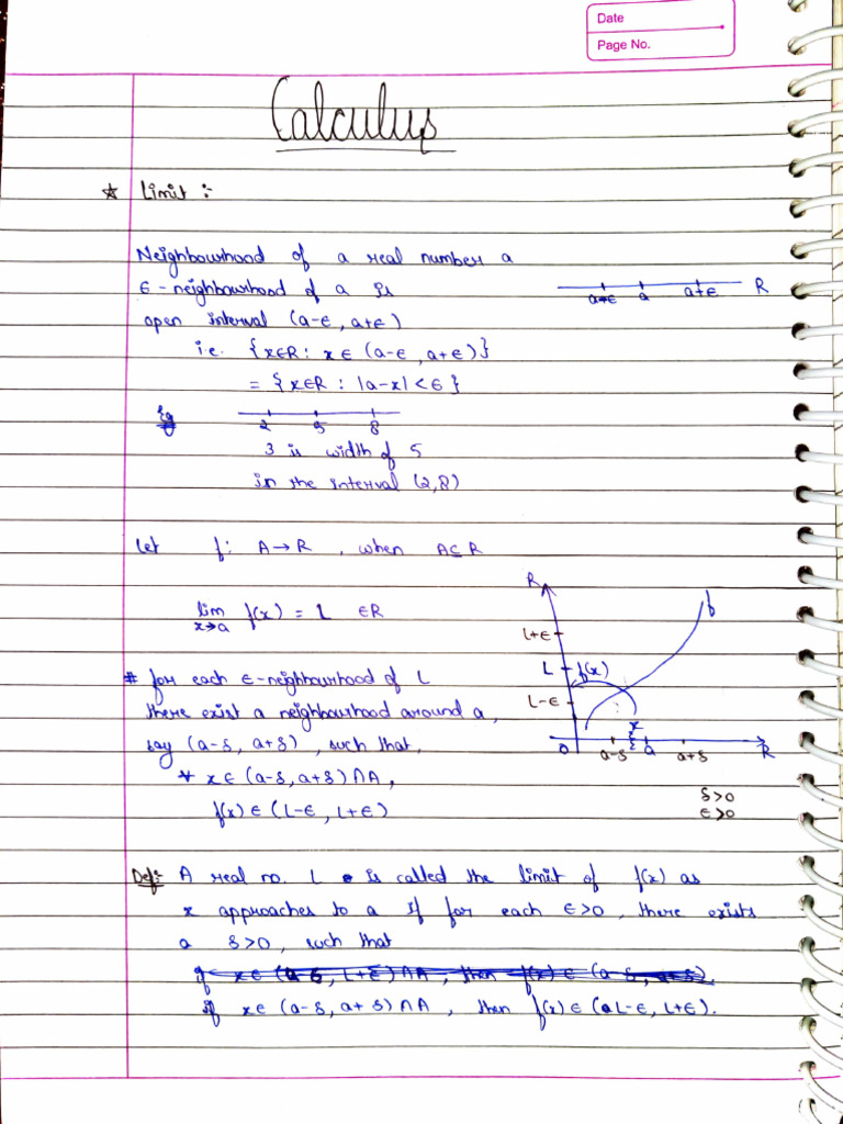 Limits Notes 1 | PDF