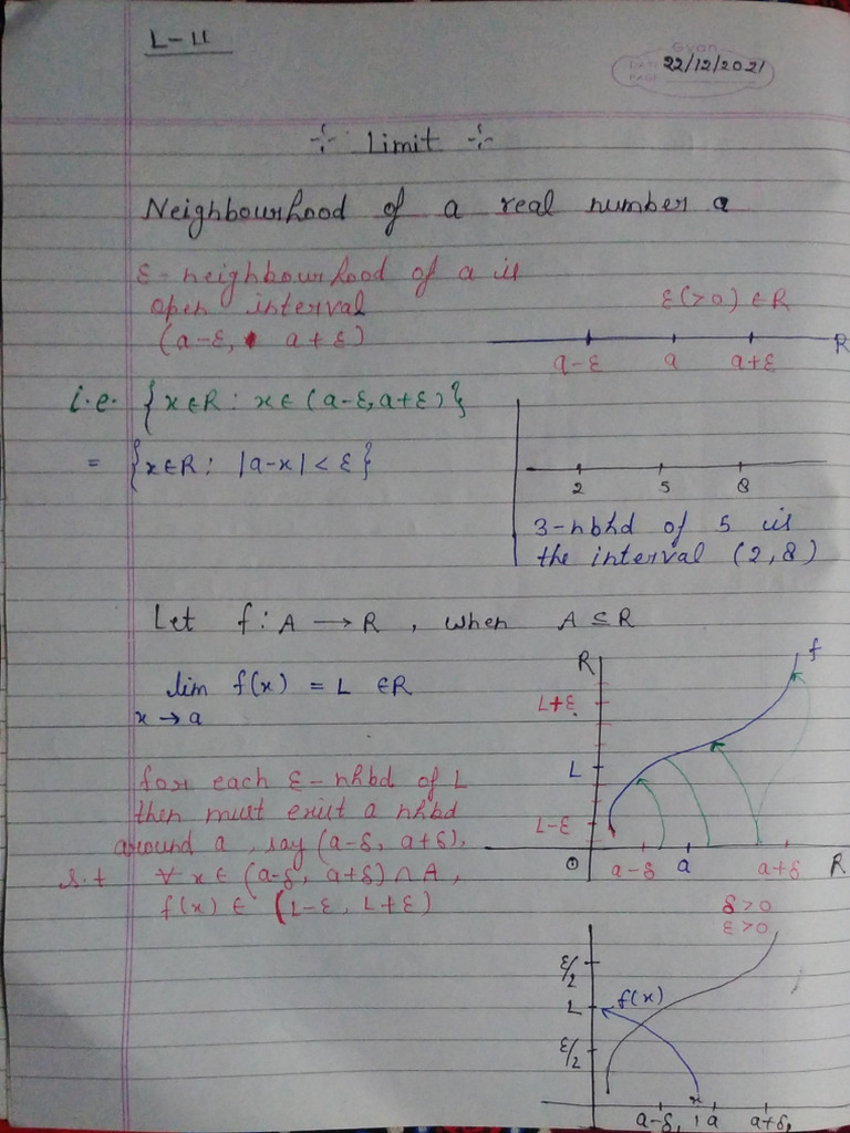 Limits Notes 12 | PDF