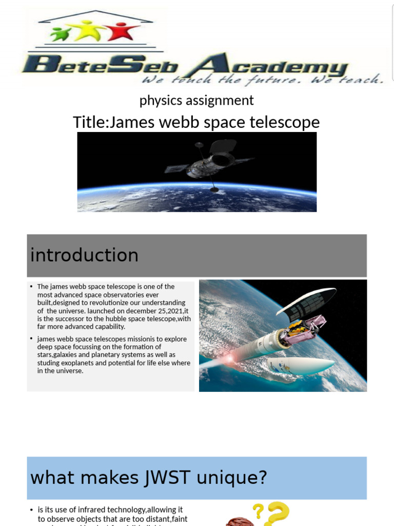 James Webb Space Telescope | PDF