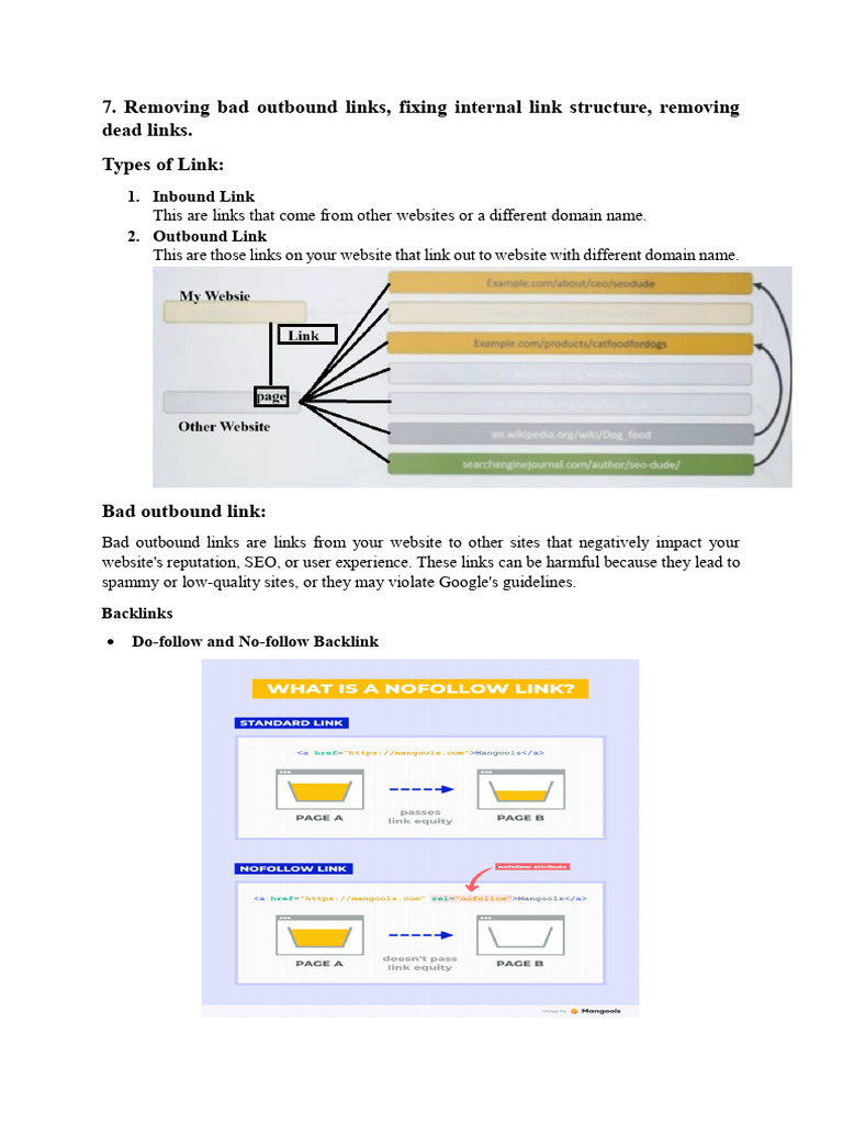 Fixing Bad Links for Better SEO | PDF | Hyperlink | Search Engine ...