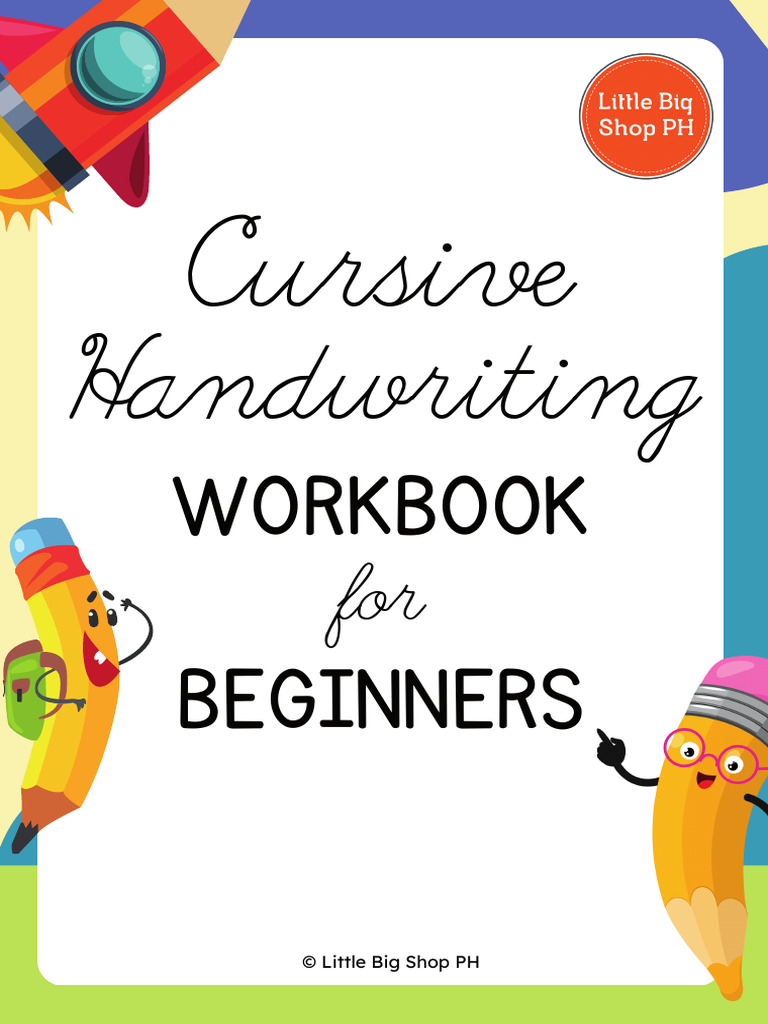 Lbs Cursive Letters A To Z A4 Size | PDF | Light | Image Processing