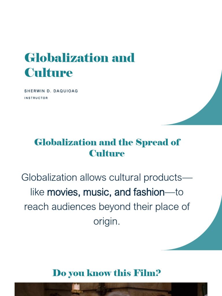 Globalization and Culture | PDF | Globalization | Communication