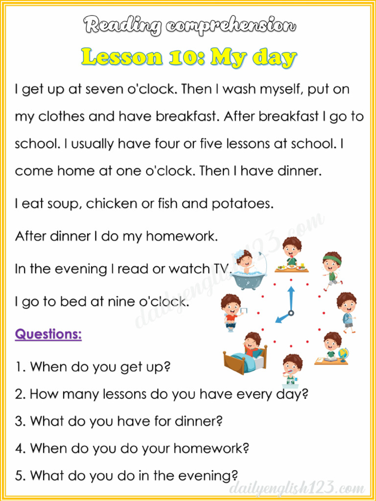 Reading Comprehension 10 | PDF