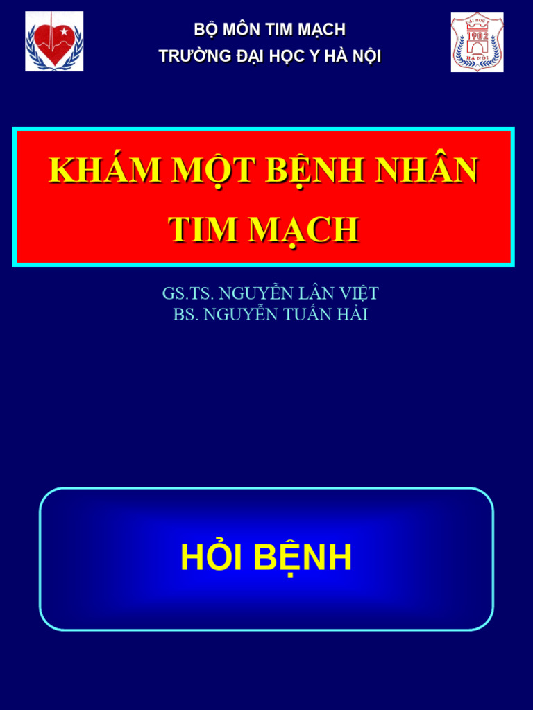 Kham Benh Nhan Tim Mach | PDF