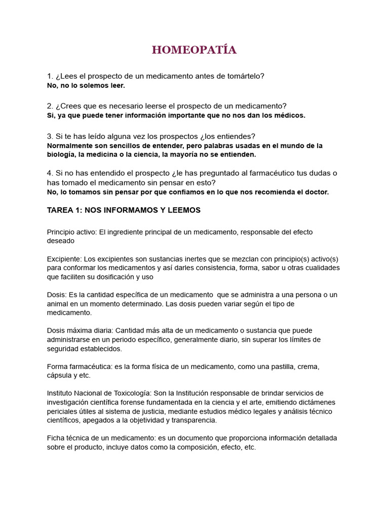 Importancia de Leer Prospectos Médicos | PDF | Medicamentos con receta ...