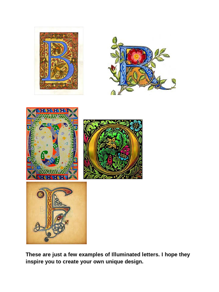 Illuminated letters reference - Google Docs (3) | PDF