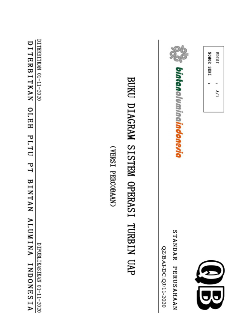 Buku Diagram Sistem Turbin Uap | PDF