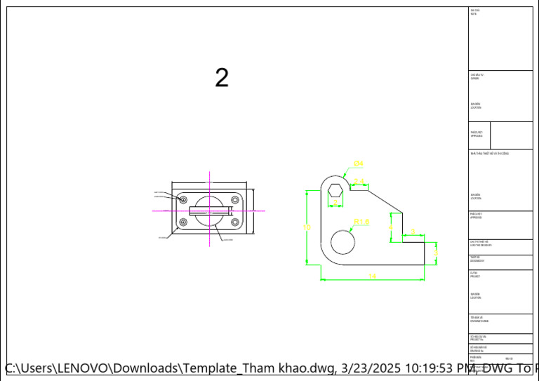 Template - Tham Khao-2 | PDF