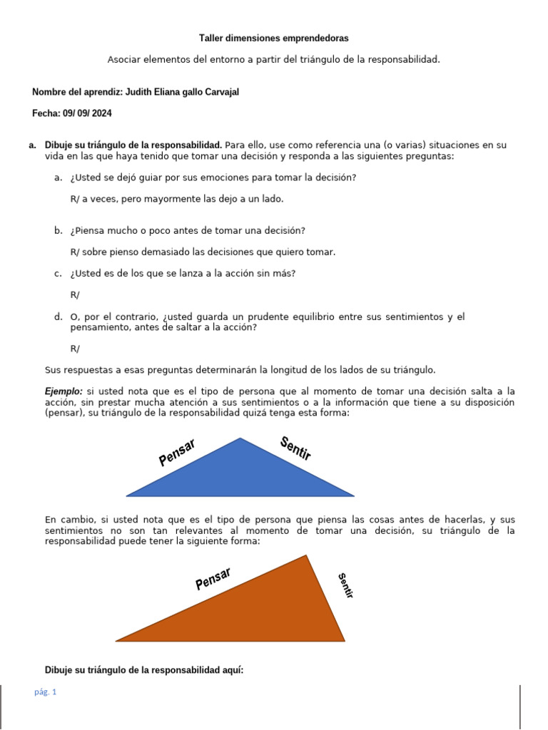 Anexo Formato Dimensiones Emprendedoras. Eliana Gallo | PDF | Iniciativa empresarial | Ciencias ...