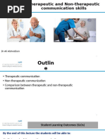 Therapeutic Vs Non Therapeutic Communication | PDF | Communication ...