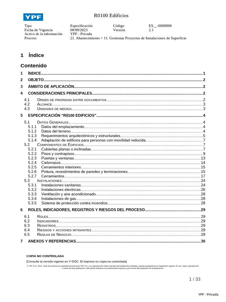R0100 Edificios | PDF | Techo | Fundación (Ingeniería)