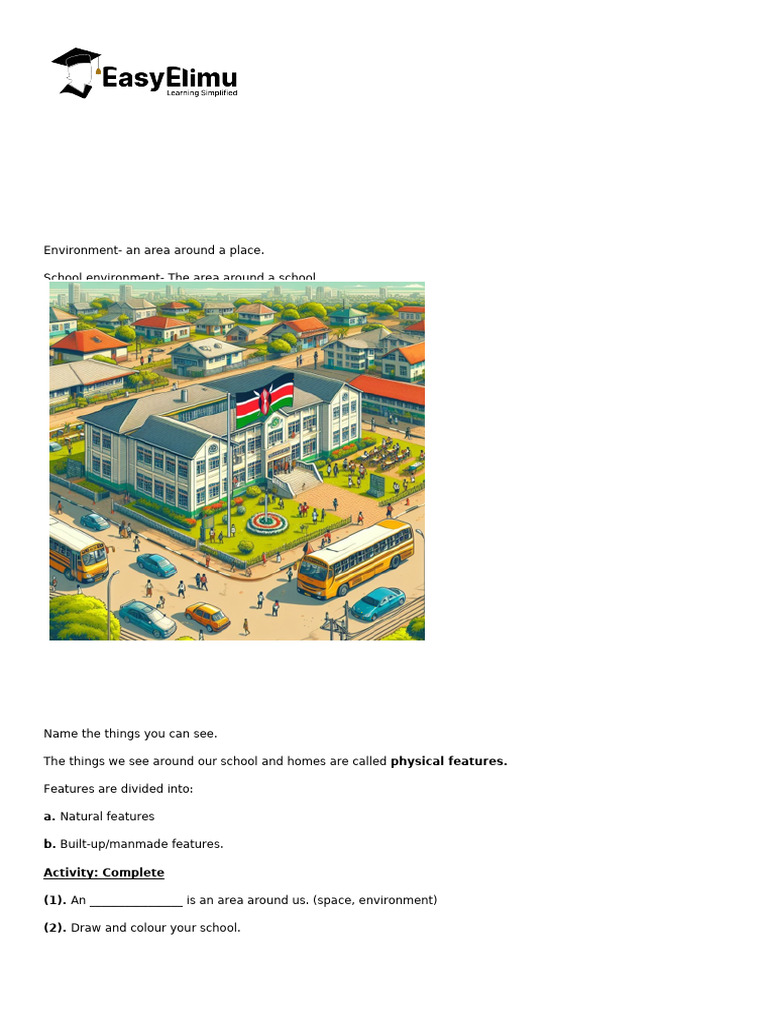 Social Environment - Our School-226 | PDF | Road | Traffic Light