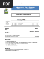 Curriculum (SYLLABUS) CD - Cambridge - Science - Y8 | PDF