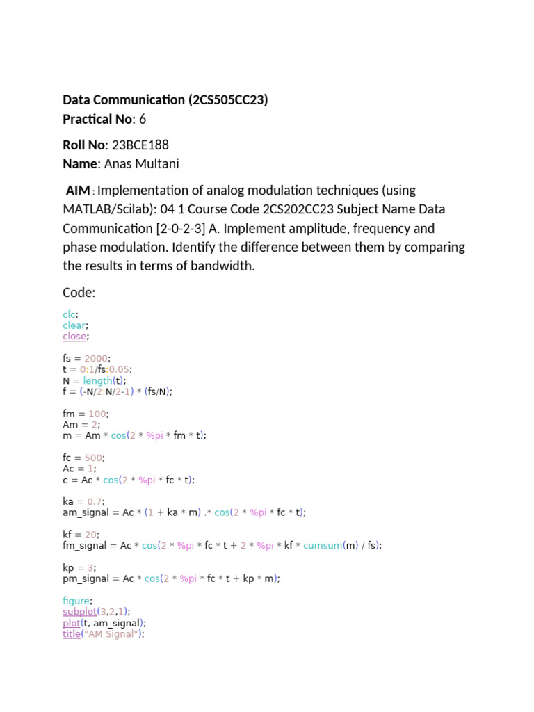Pract6 23bce188 | PDF