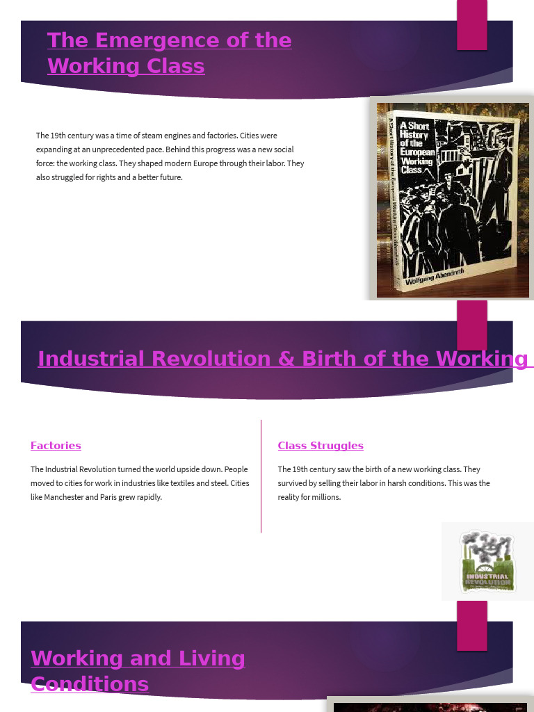 The Emergence of The Working Class | PDF