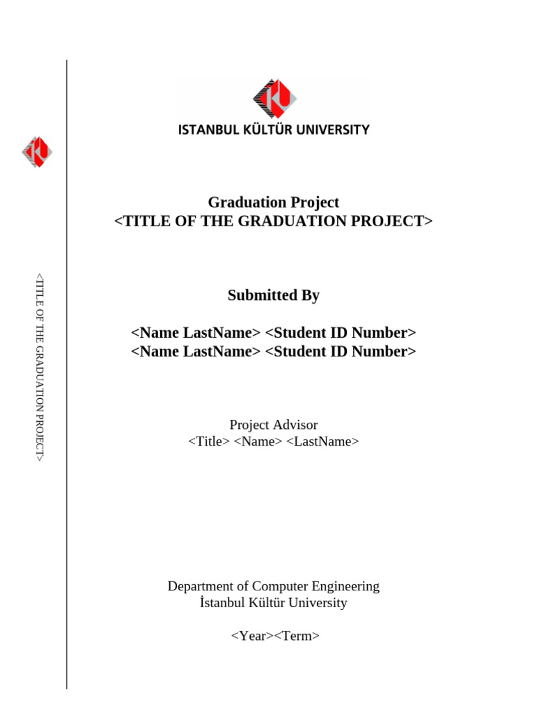 Graduation Project Report Template New 13.12.2019 | PDF | Use Case ...