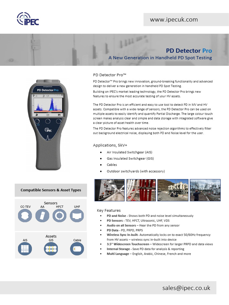 Specification-PD-Detector-Pro | PDF | Electronics | Electrical Engineering