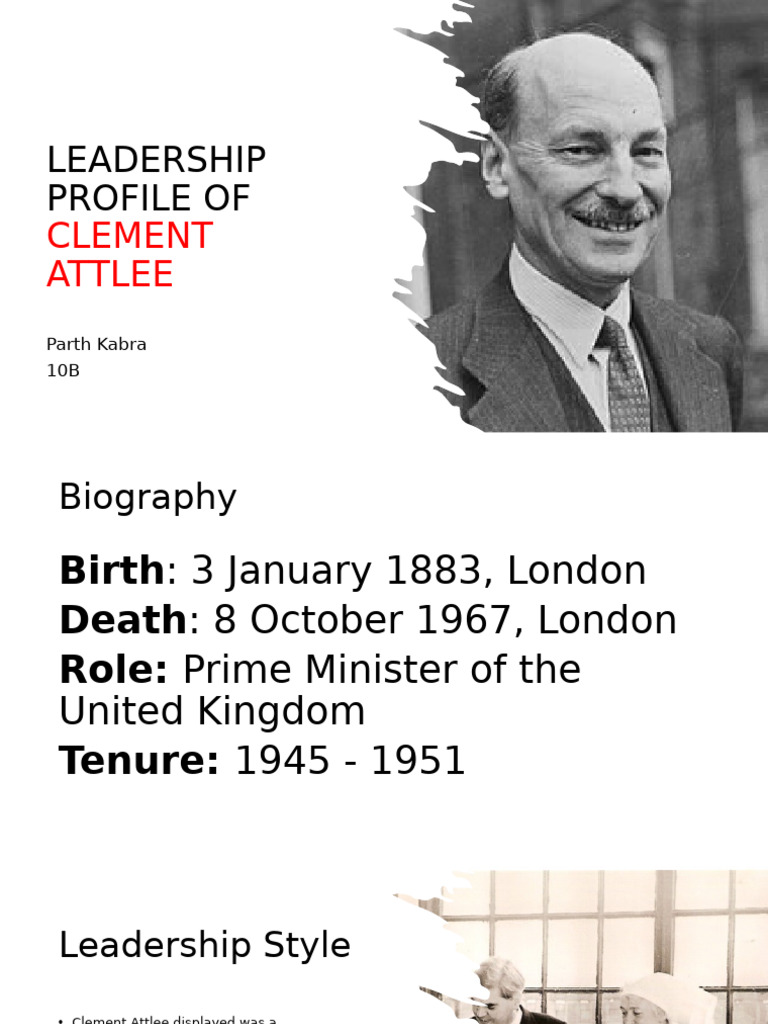 Clement Attlee: Leadership and Legacy | PDF | Economies