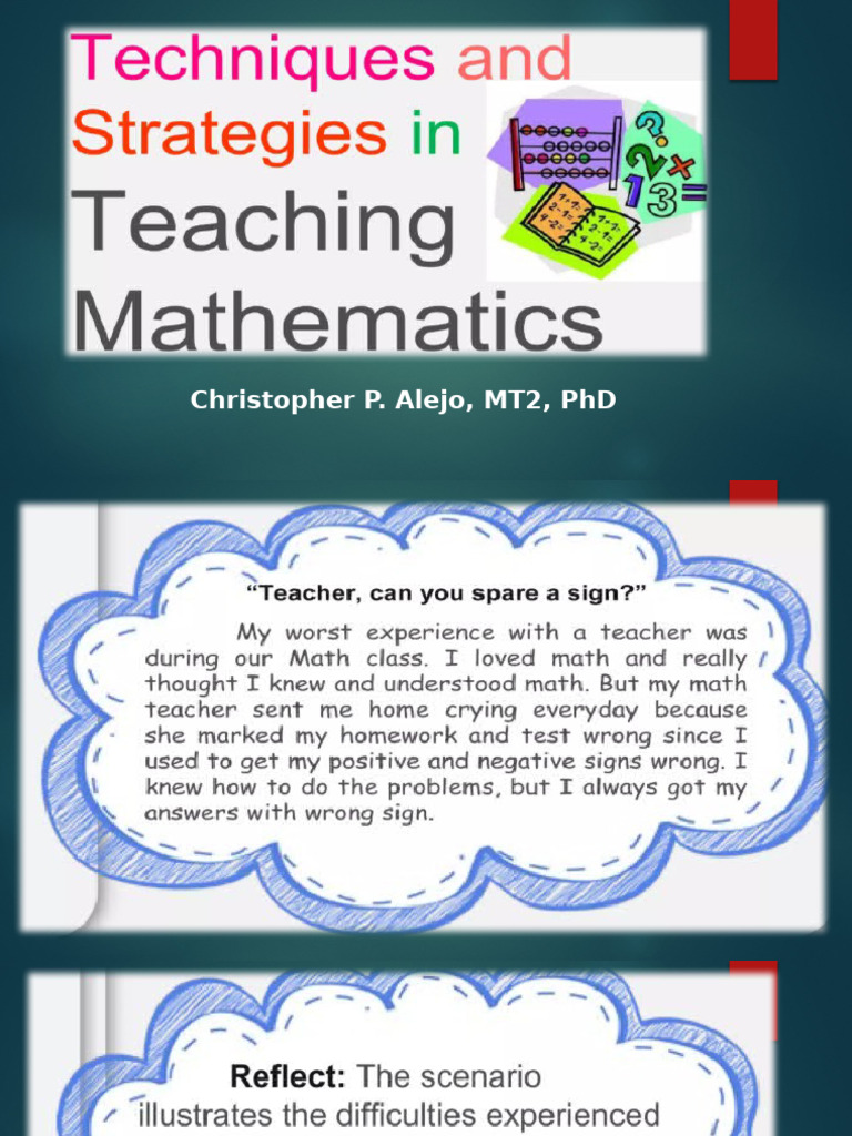 Teaching Mathematics | PDF