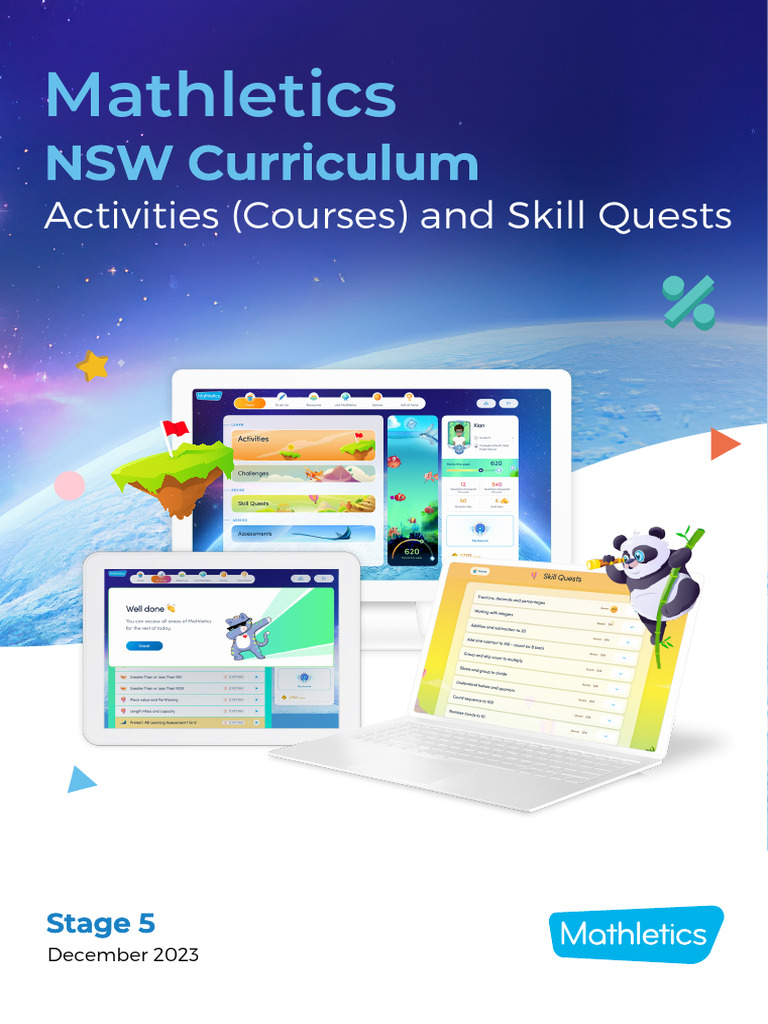 NEW NSW Syllabus Stage 5, Years 9 - 10 Activities (Courses) & Skill Quests | PDF | Trigonometry ...