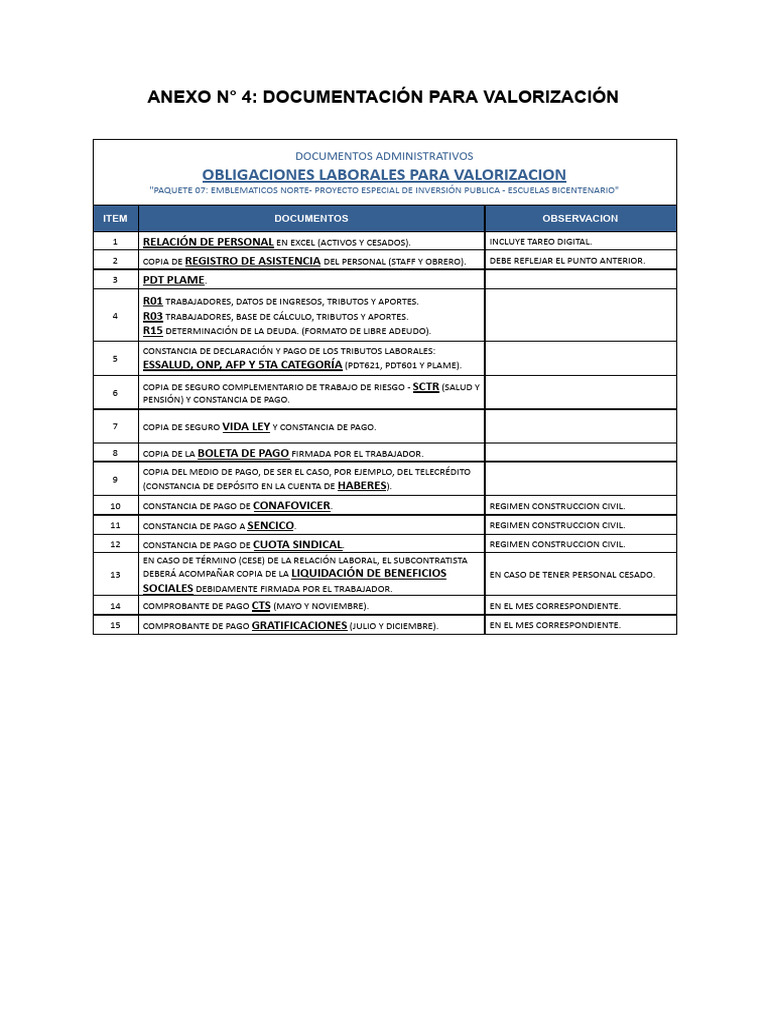 Anexo #4 | PDF