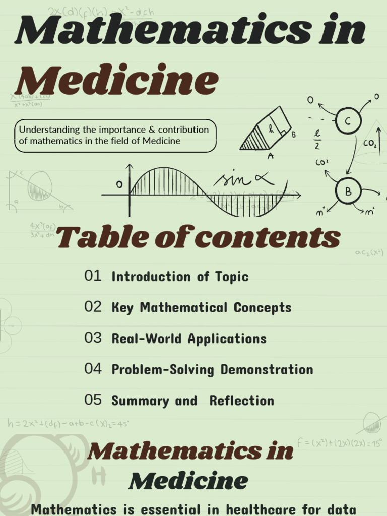 mathematics in Medicine _20250328_073052_0000 | PDF | Medical Imaging ...