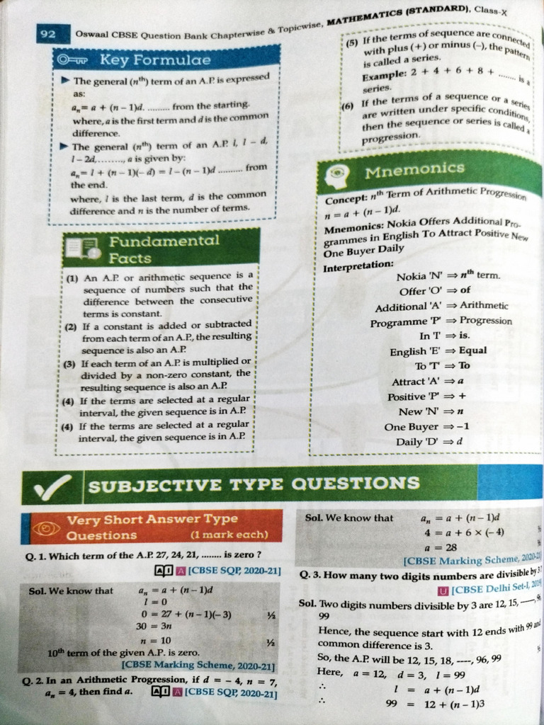 Arithmetic Progression | PDF