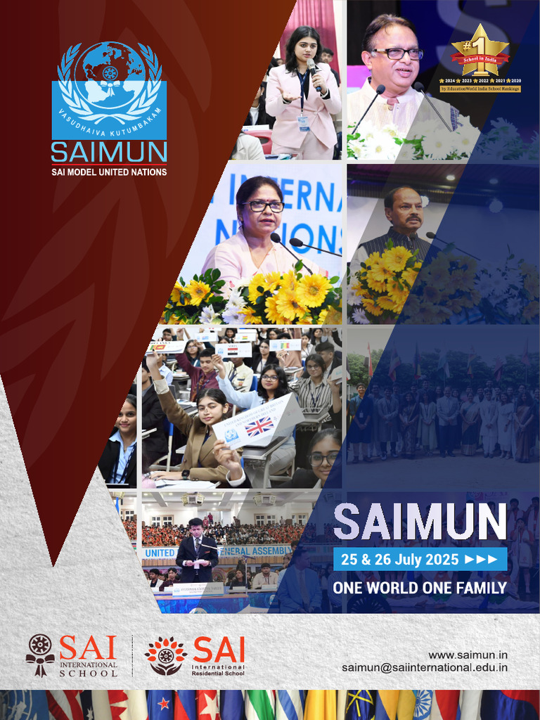 SAIMUN 2025 Brochure | PDF