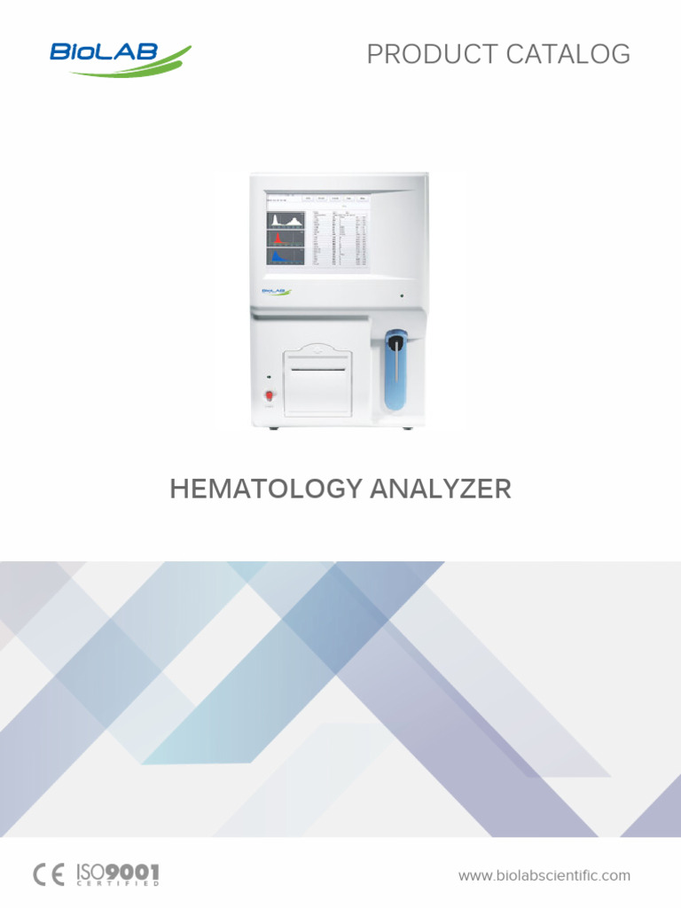 Hematology Analyzer Catalog Biolab | PDF